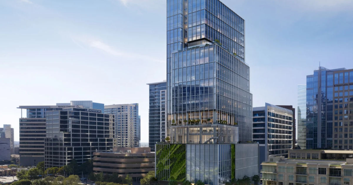 Dallas’ Next Landmark Tower Hits Construction Milestone | Urbanize Dallas